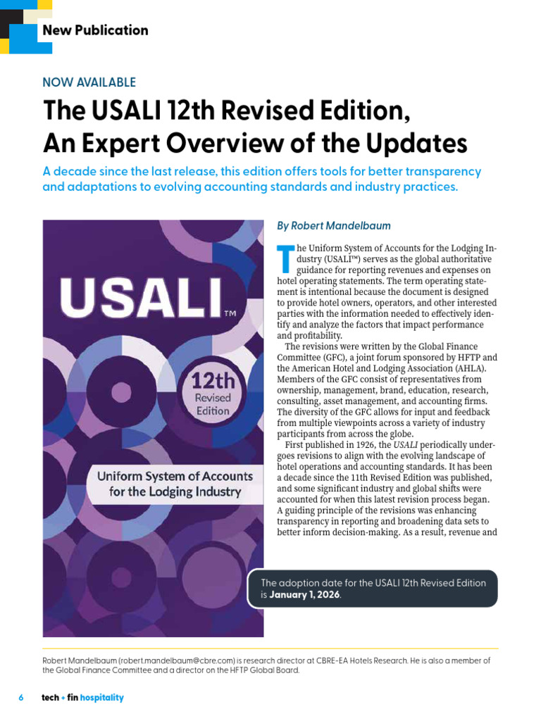 Usali 12 Overview | PDF | Expense | Waste