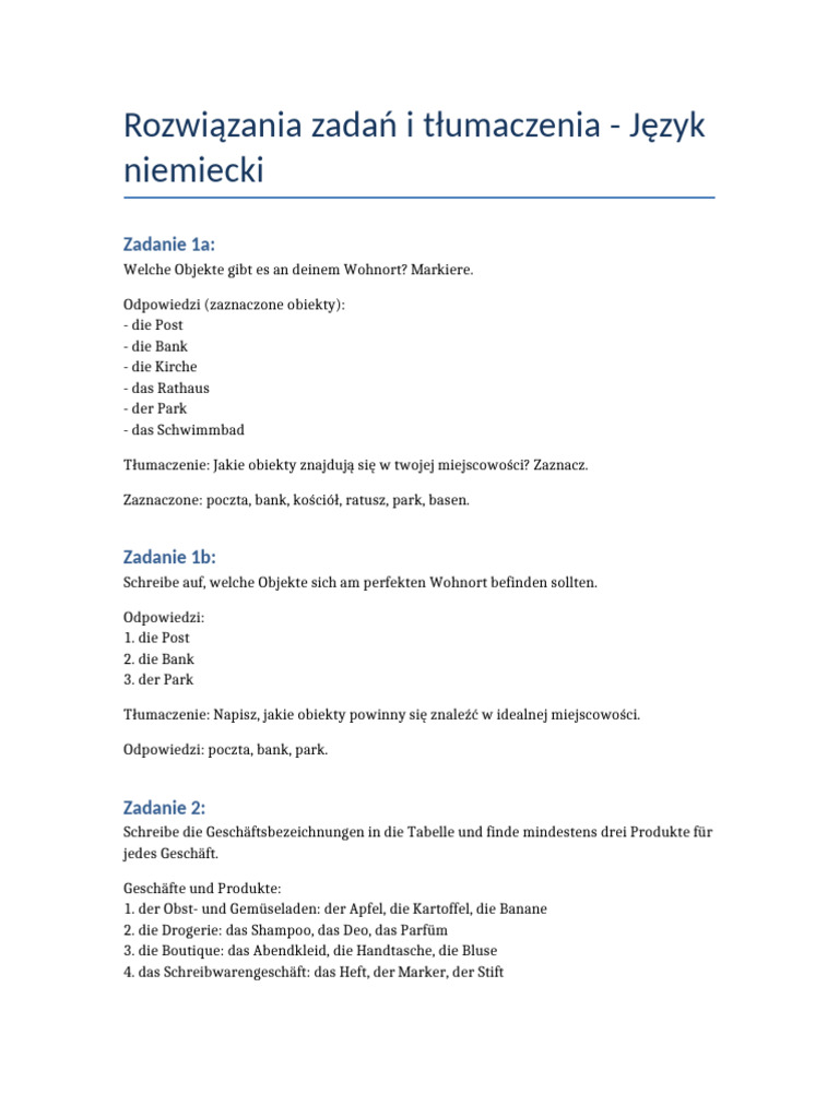 Rozwiazania_zadan_tabela_poprawiona | PDF