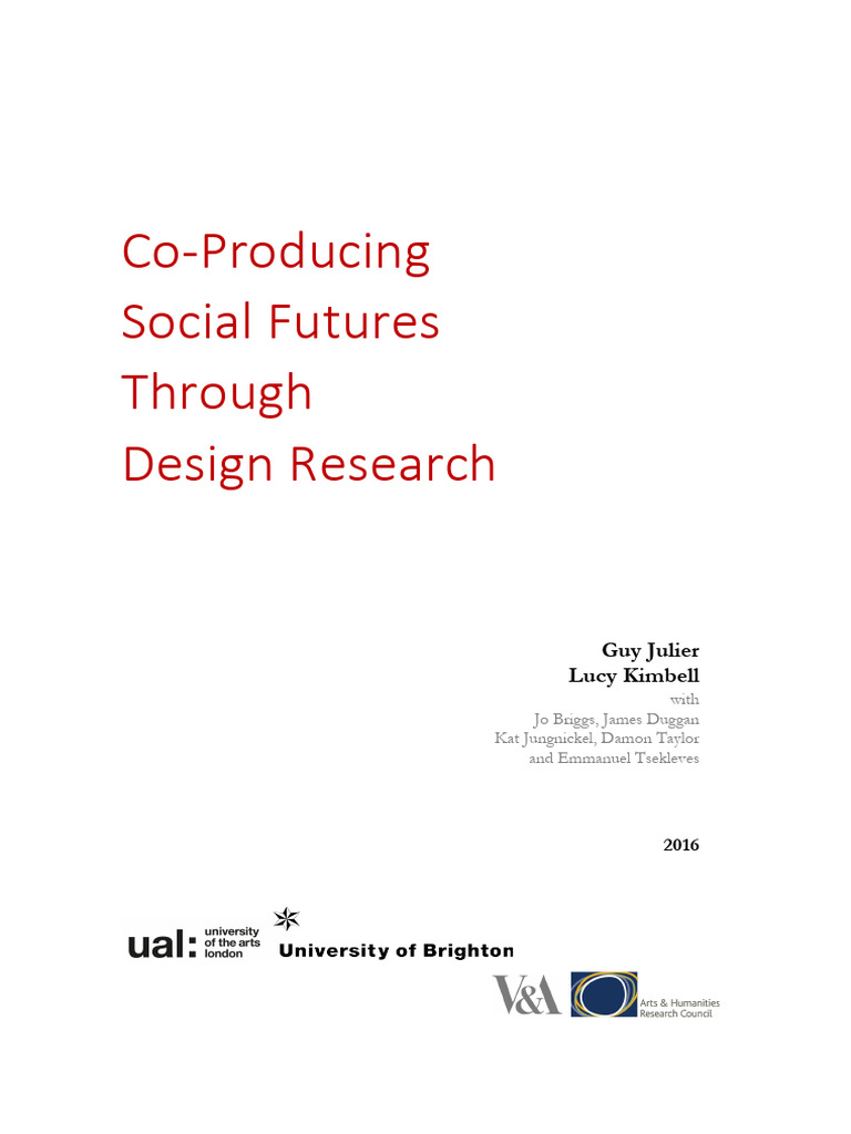 Co Producing Social Futures Through Desi | PDF | Agile Software ...
