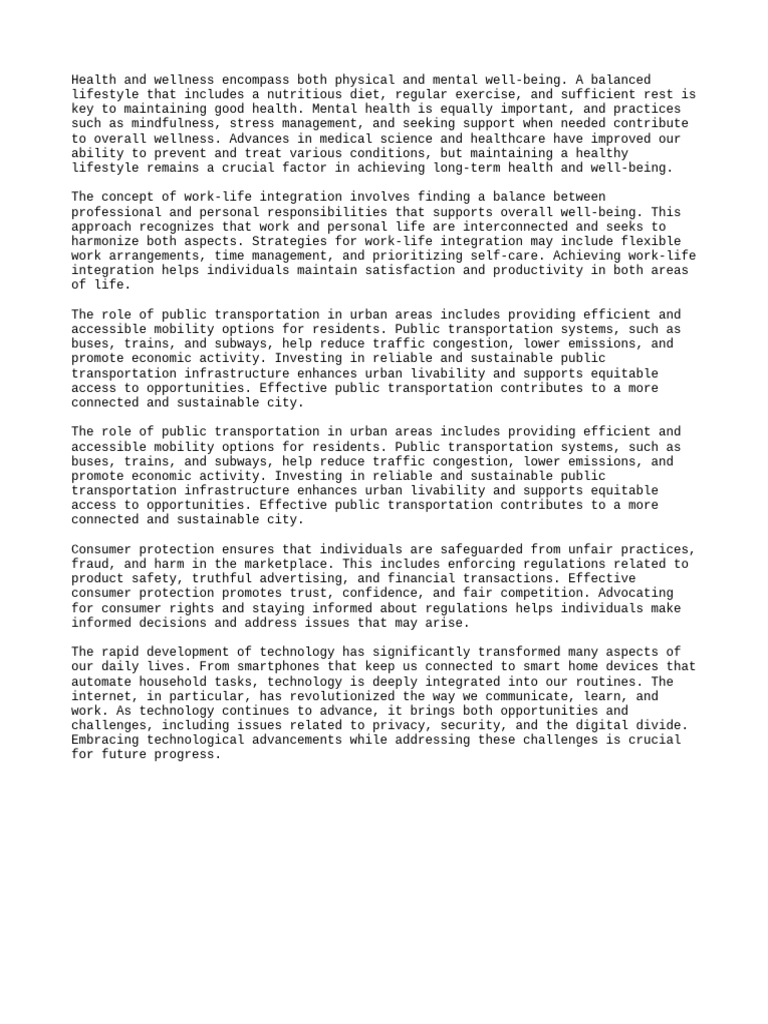 En Paragraph 6 | PDF | Transport | Sustainability