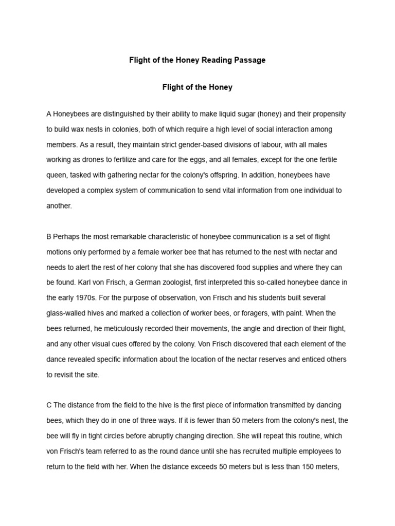 Ielts Academic Reading Practice Test 166 e31e977168 | PDF | Honey Bee ...