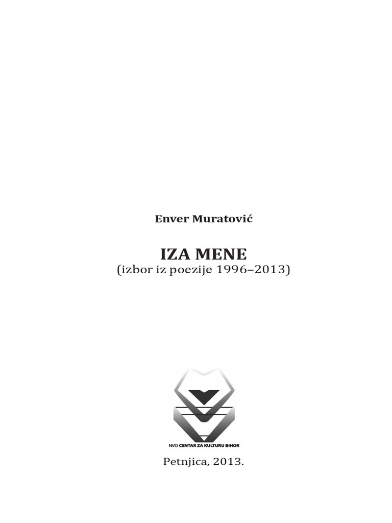 Enver Muratovic - Iza Mene (2013) | PDF
