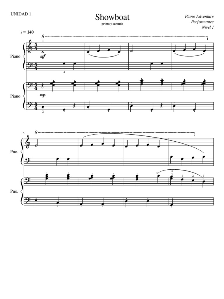 3) Showboat Primo y Secondo | PDF