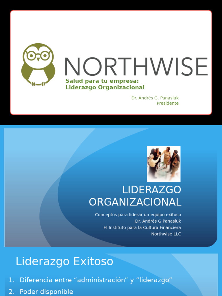 03 Liderazgo Organizacional | PDF | Liderazgo | Experiencia