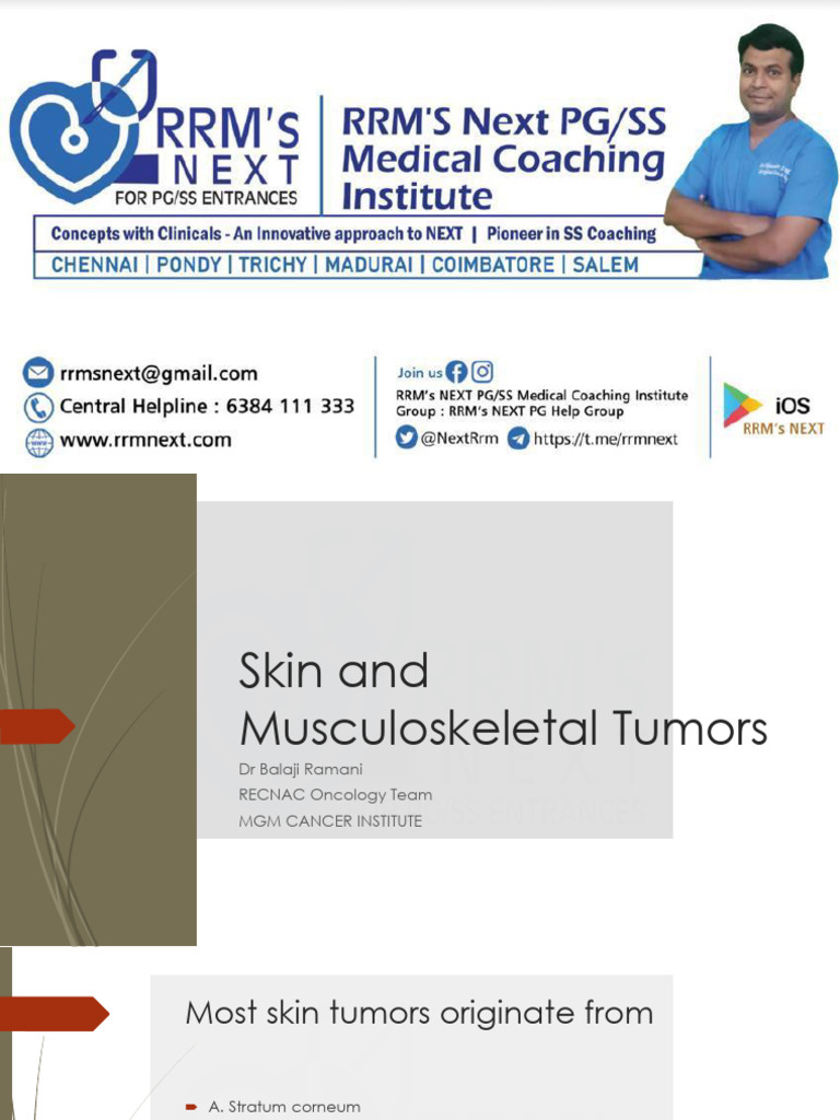 DT RRM Skin STS Bailey Sabiston NEET SS NEW | PDF | Melanoma | Bone