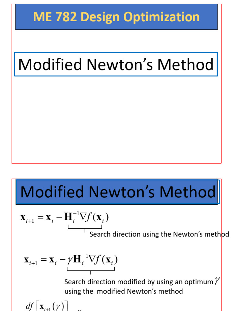 11 Modified Newton Method Pdf Algorithms And Data Structures 4253