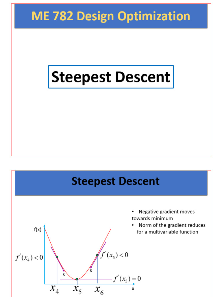 9 Steepest Descent Pdf Algorithms And Data Structures Mathematics Of Computing 