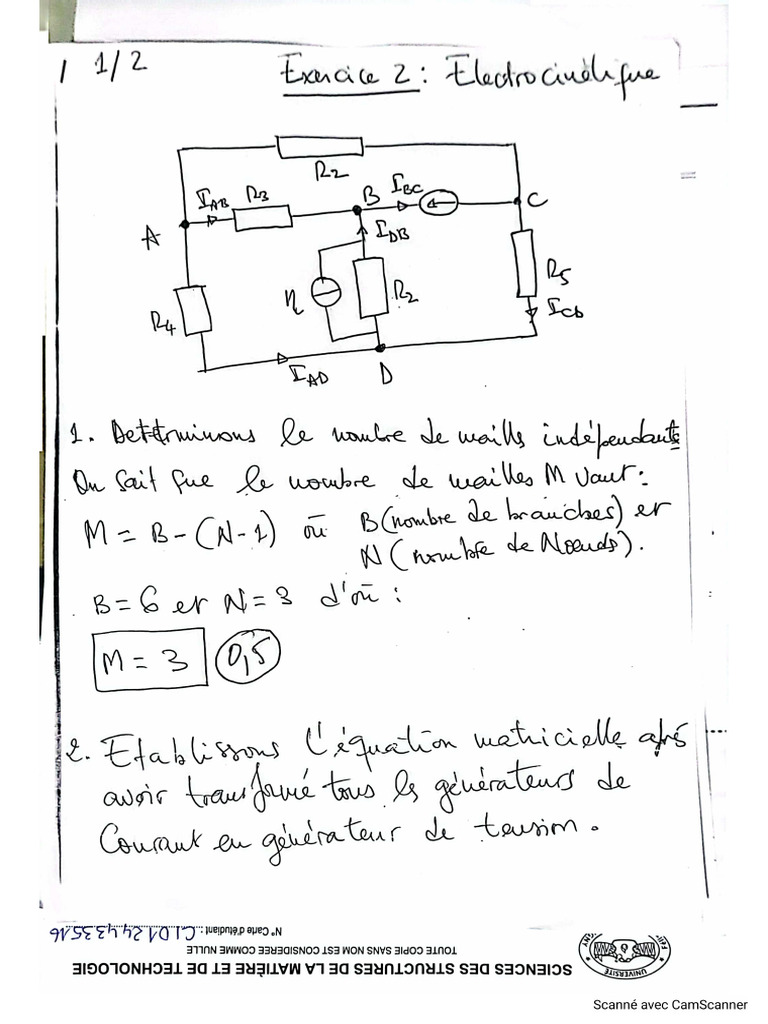 Exercice 2 Devoir | PDF