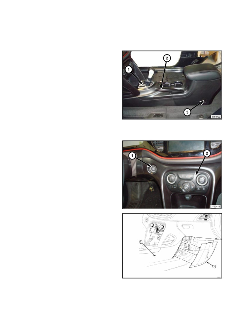 center console removal | PDF
