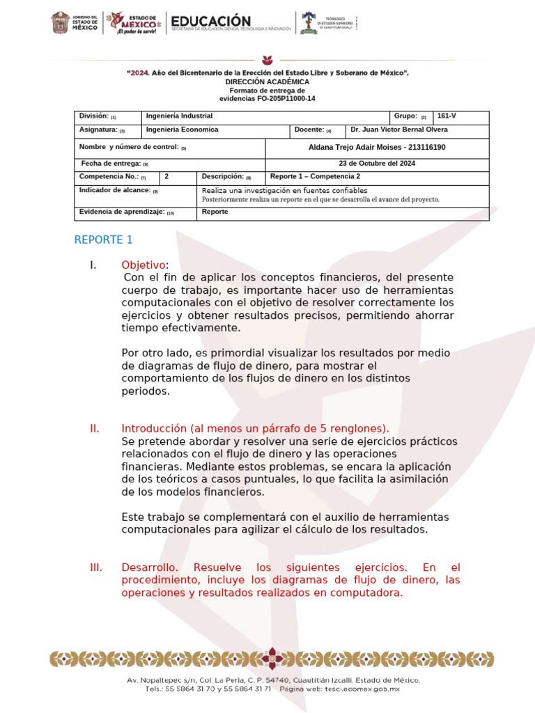 Reporte 2 Ie 2024 - 2 | PDF