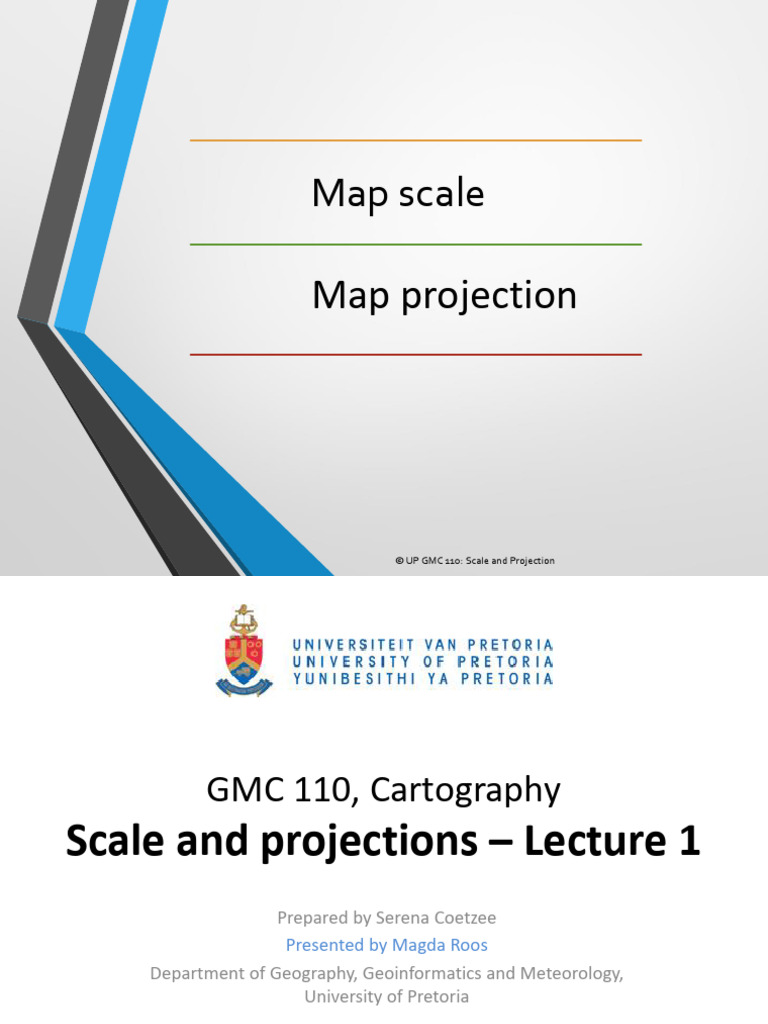 Scale and Projection Slides | PDF | Latitude | Sphere
