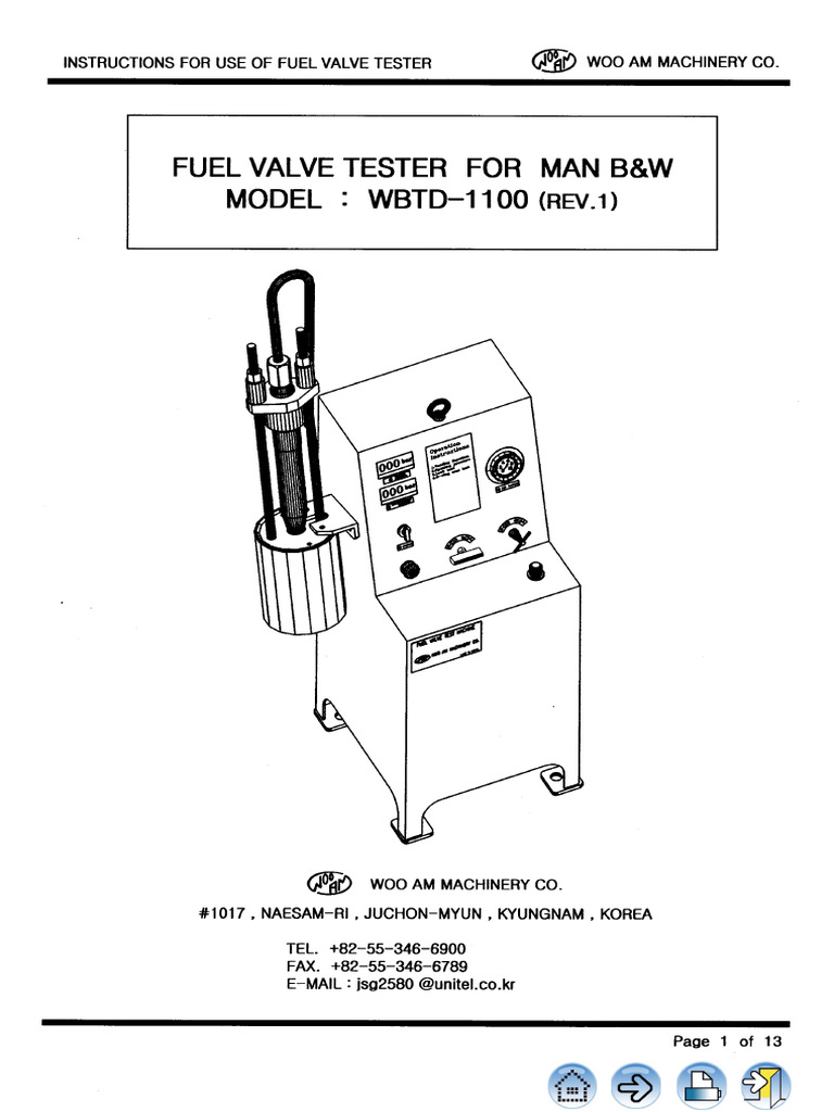 fuel valve tester | PDF