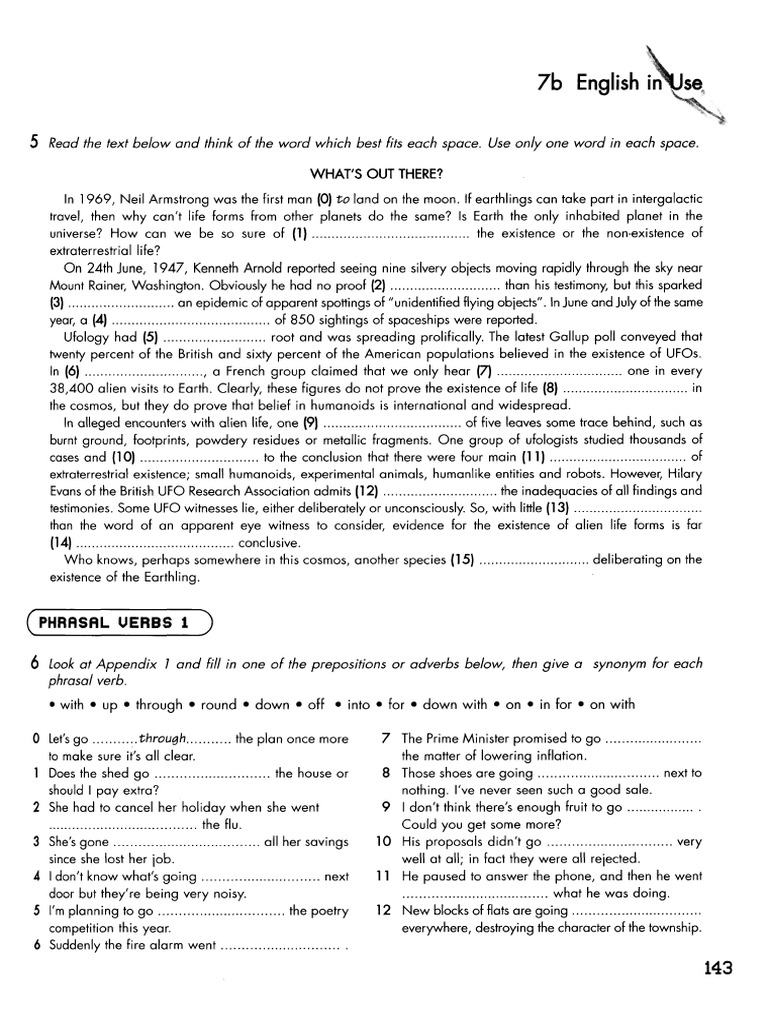 CPE Use of English 1 Students Book Unit 7b Virginia Evans | PDF