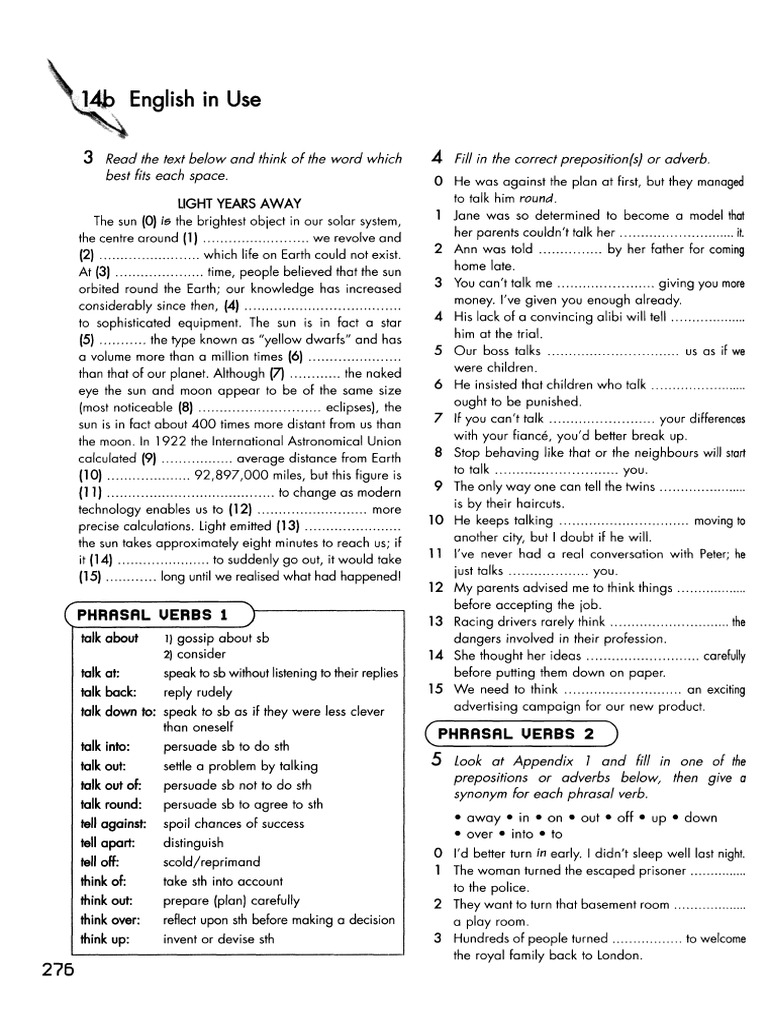 CPE Use of English 1 Students Book Unit 14b Virginia Evans | PDF