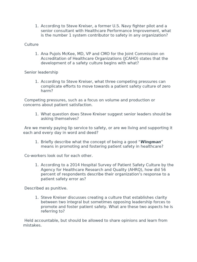 Worksheet #2 | PDF | Patient Safety | Joint Commission