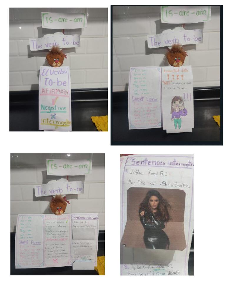 Verb To Be Project | PDF