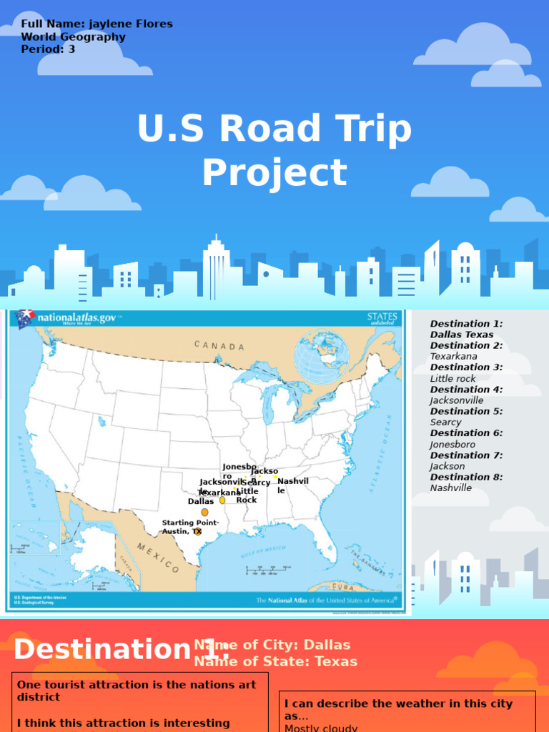 Road+Trip+Project (1) | PDF