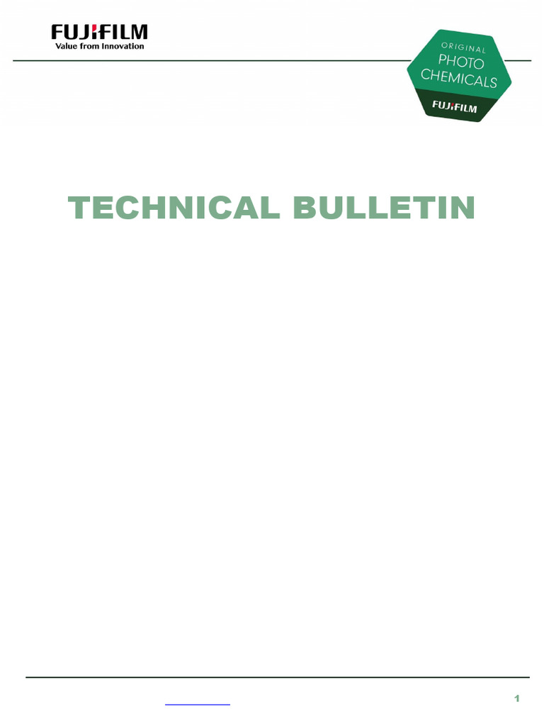 Technical Bulletin: For The Processing of Papers Compatible With The ...