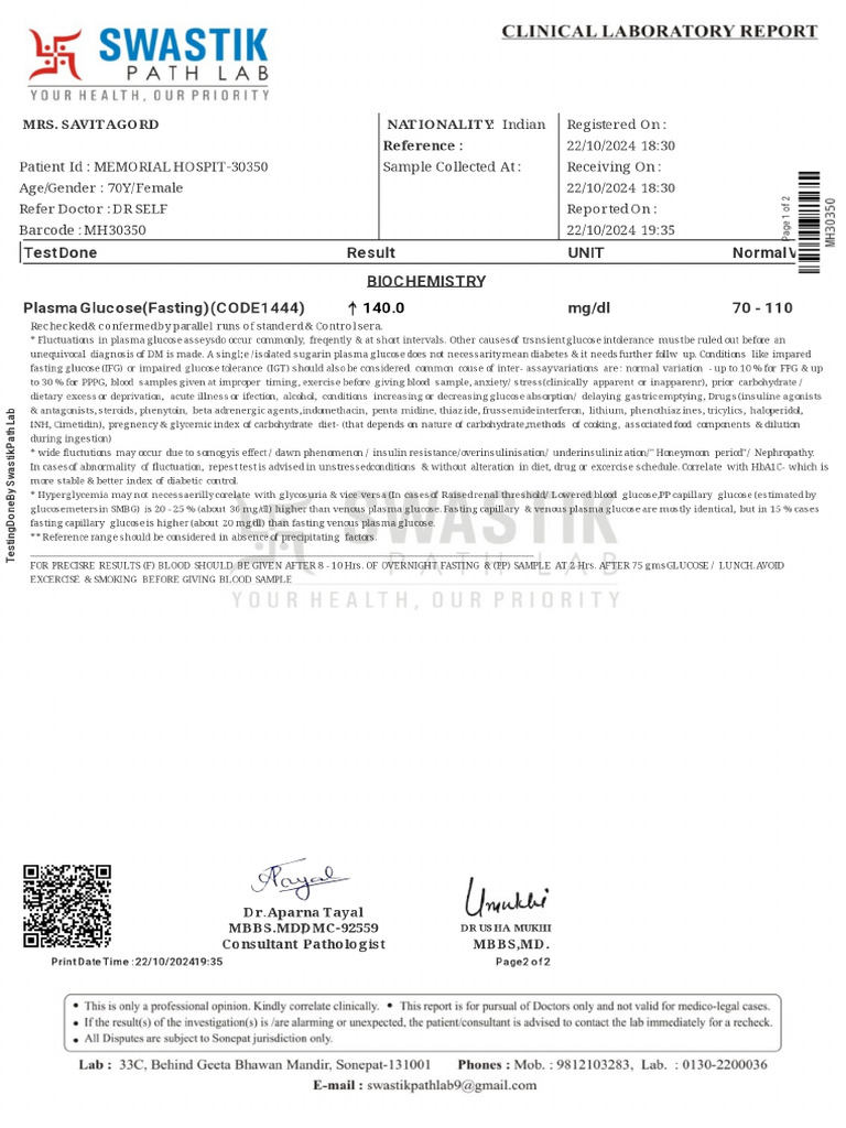 Report Savita Gord 71063 30350 | PDF