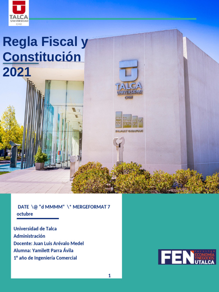 Informe 1 Charla | PDF | Constitución | Economias