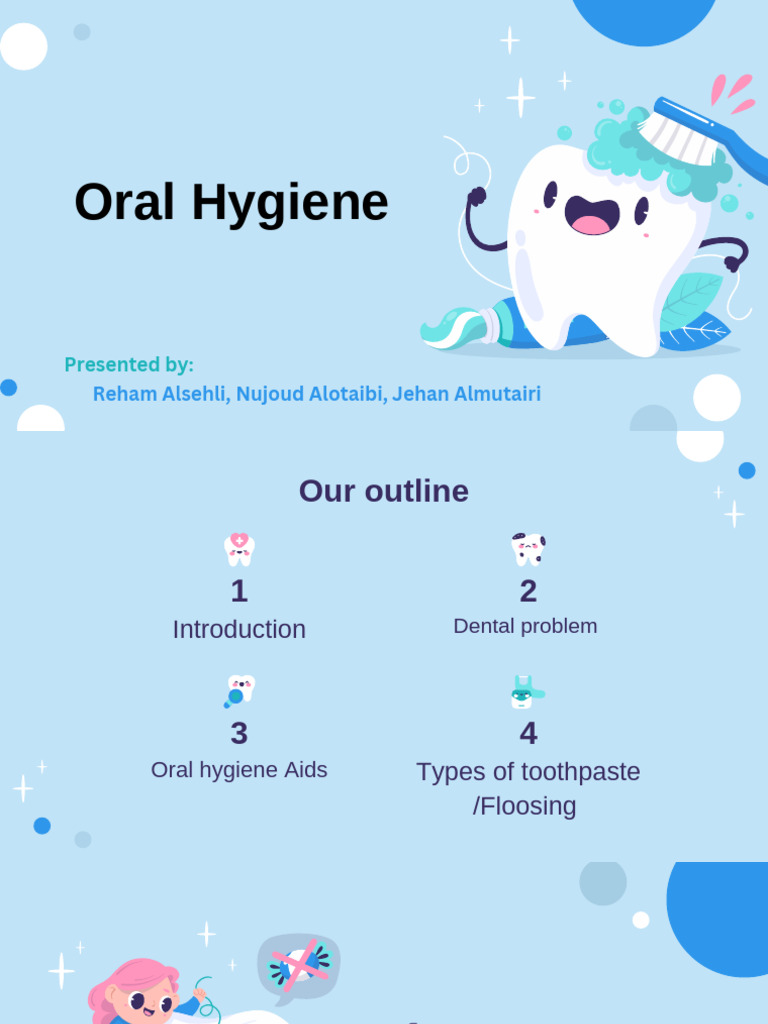 Dental Care and Oral Hygiene Pre-K by Slidesgo - PPTX.PDF 3 | PDF | Oral Hygiene | Human Tooth