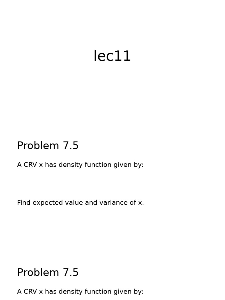 Lect 11 | PDF