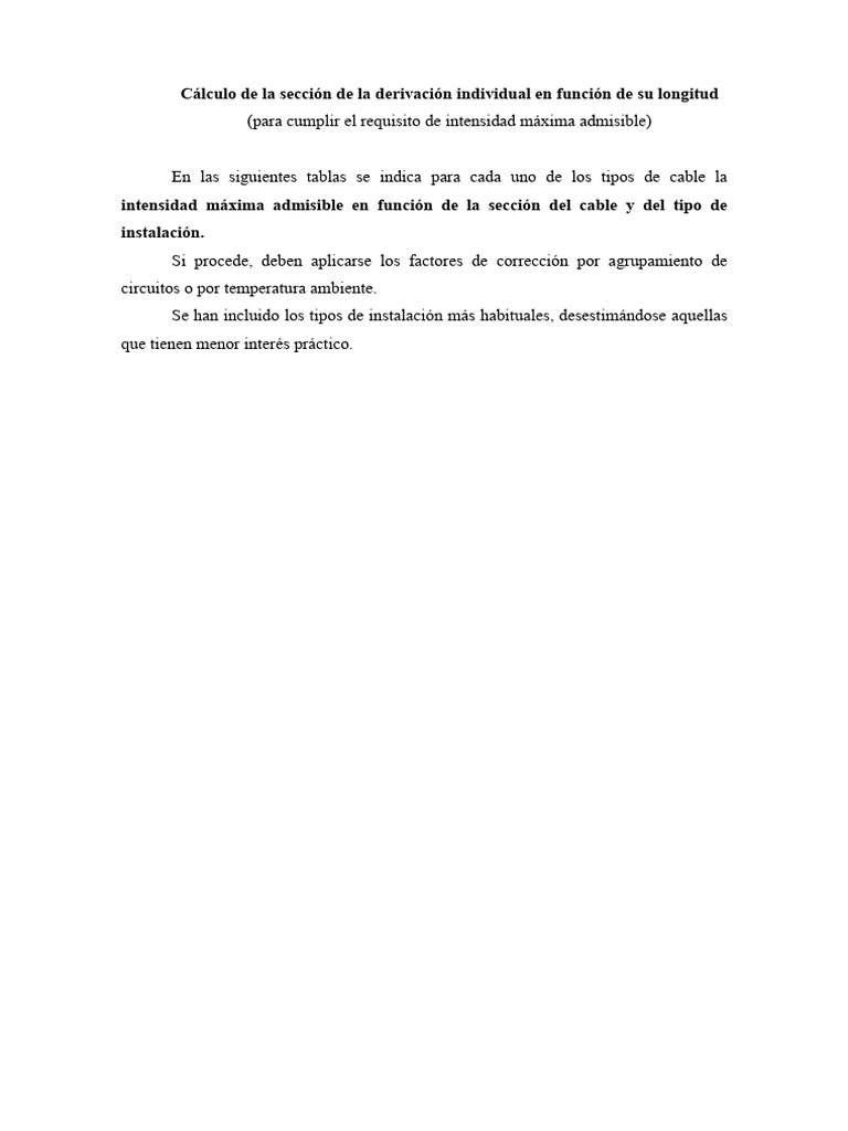 Calculo Di2 Intensidad Max | PDF | Corriente eléctrica | Cantidad