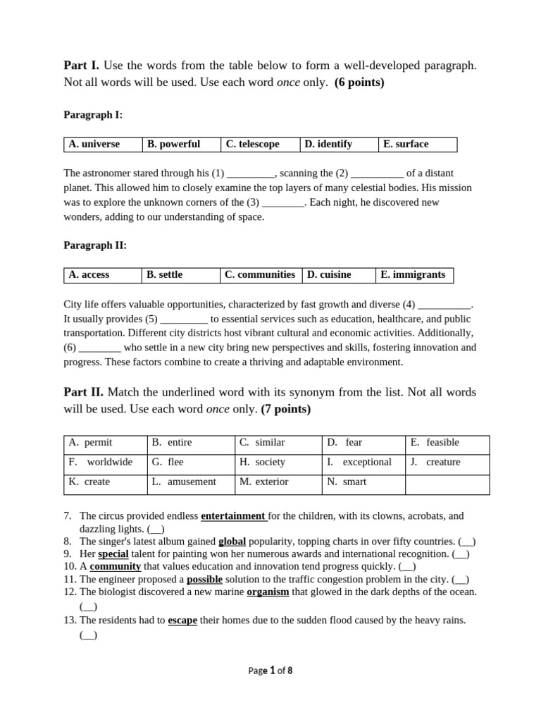 (Unified) MT Worksheet | PDF | Urbanization | Industrial Revolution