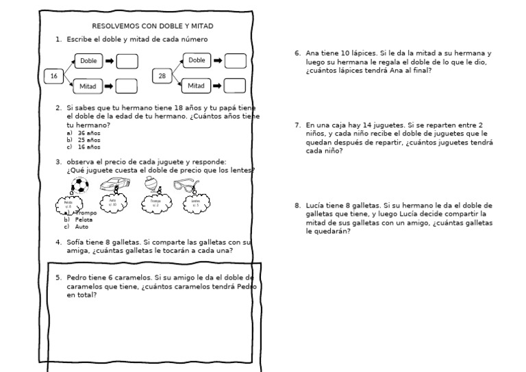 Resolvemos Con Doble y Mitad | PDF