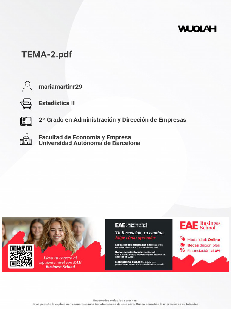 Wuolah Free TEMA 2 | PDF