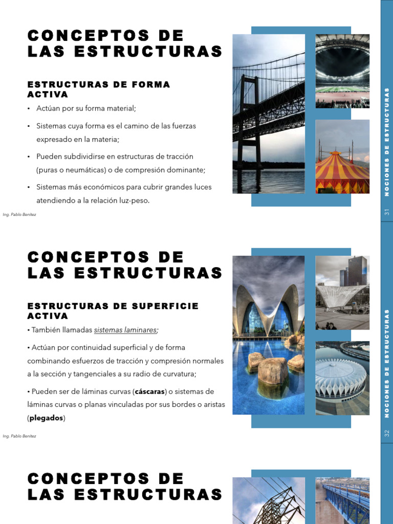 Tipos y Conceptos de Estructuras | PDF | Braguero | Viga (Estructura)