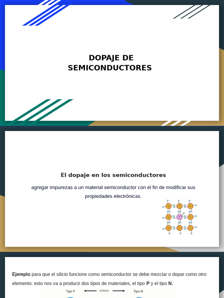 Dopaje de Semiconductores | PDF | Tecnología