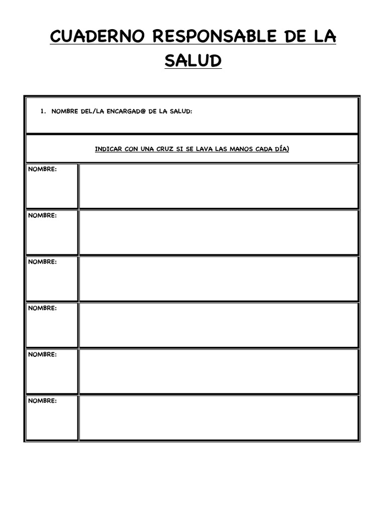 Cuaderno de La Salud | PDF | Relaciones personales, crianza y ...