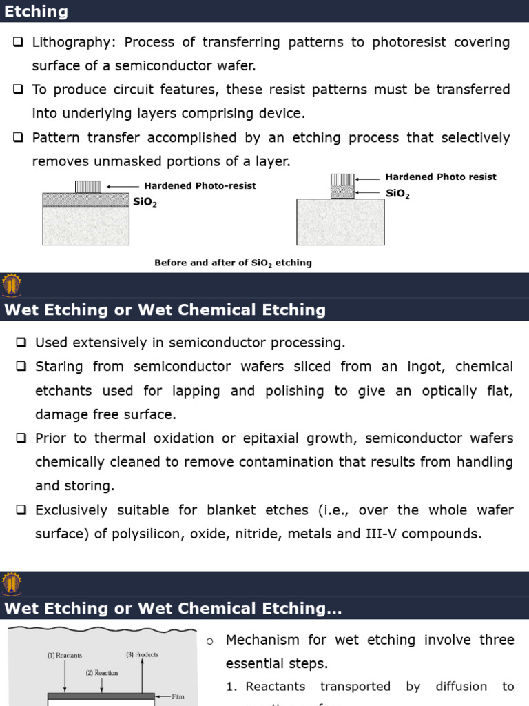 EEE-475 L4T1 19eee Class-8 Removed | PDF | Silicon Dioxide | Wafer ...
