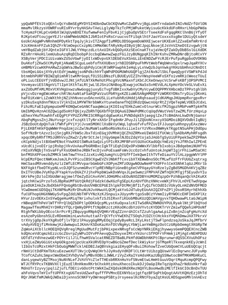 Random Character String Analysis | PDF