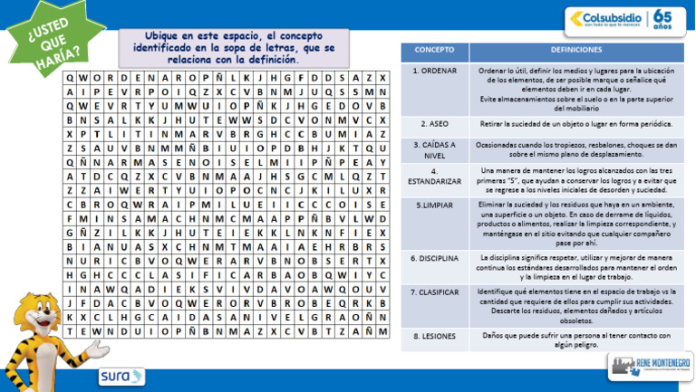 SOPA DE LETRAS ORDEN Y ASEO | PDF | Residuos