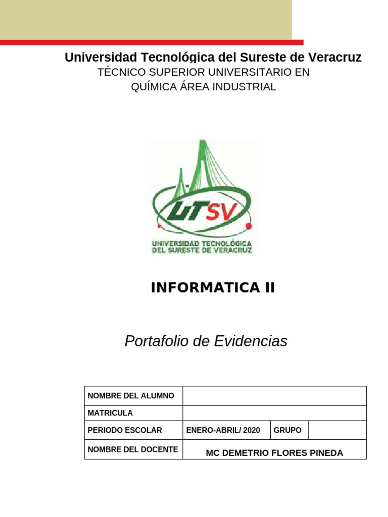 Formato PE Informatica II | PDF | Evaluación | Simulación