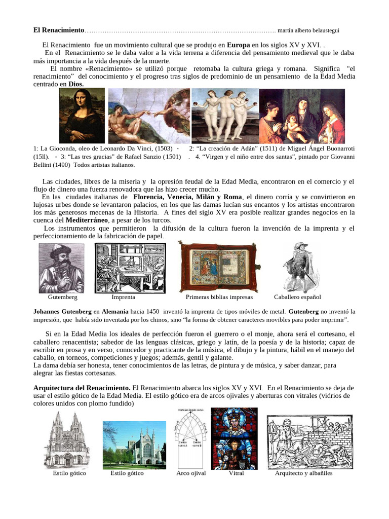 Renacimiento | PDF | Renacimiento | Imprenta