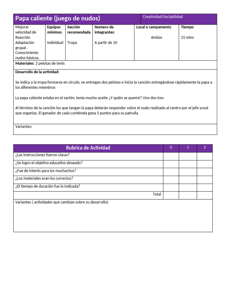 Reme La Papa Caliente | PDF