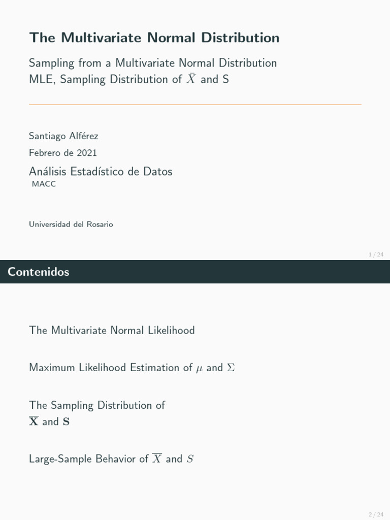 Sampling MND MLE AED 2021 | PDF | Standard Deviation | Variance