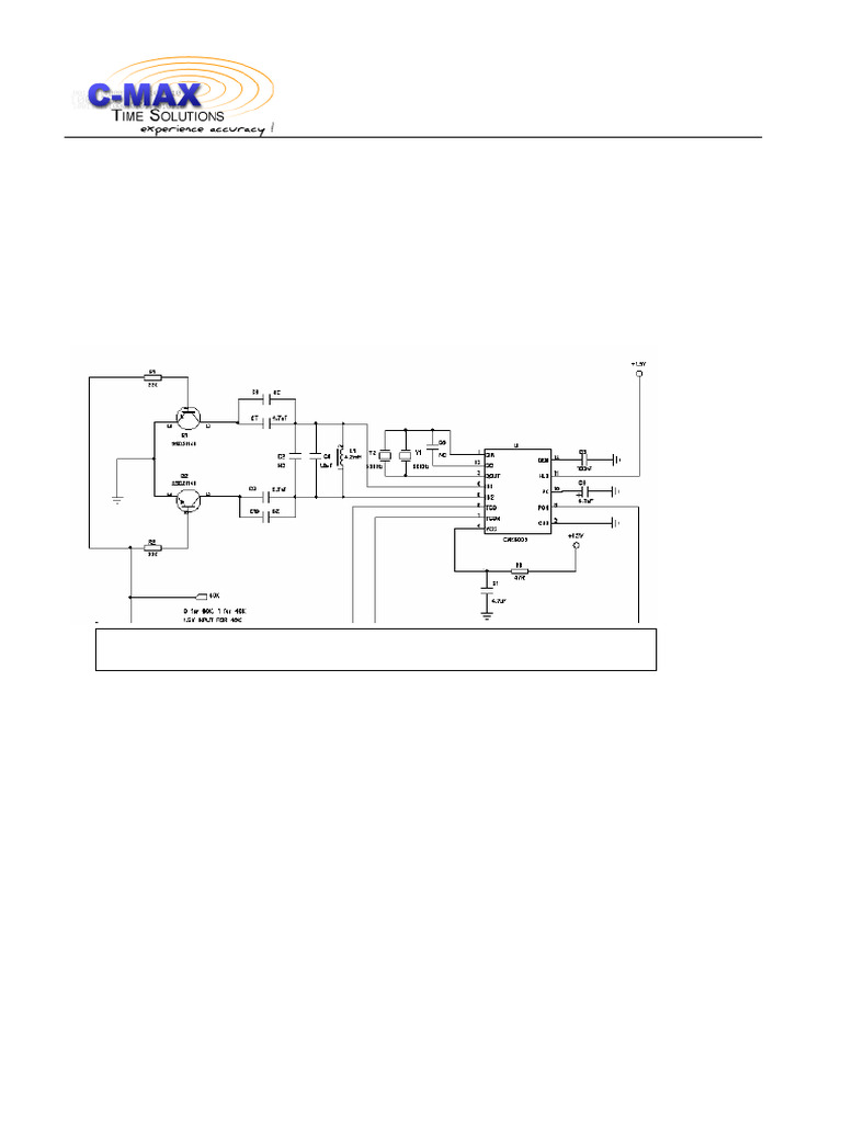 CME6005 Application Note AN002 | PDF | Electronics | Electrical Engineering