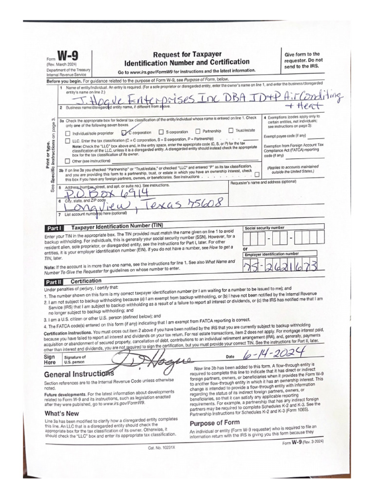 W 9 | PDF