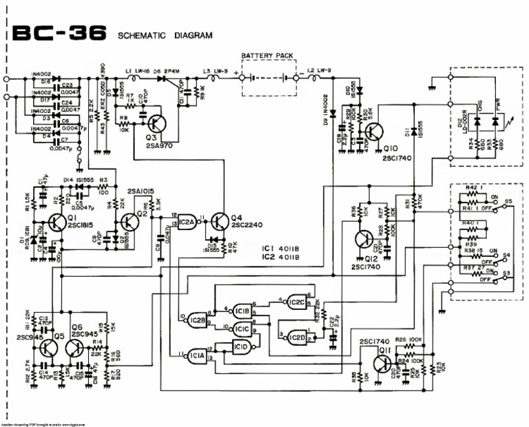 Icom Bc36 Schematic | PDF