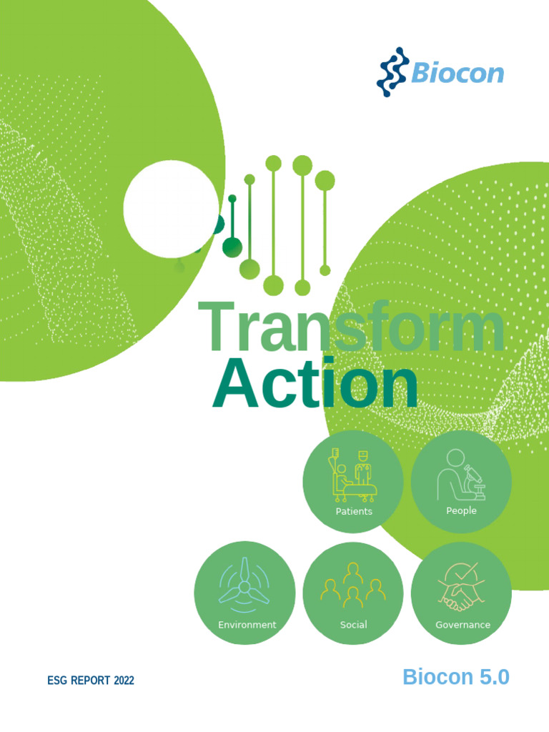 Biocon 3 | PDF | Biopharmaceutical | Sustainability