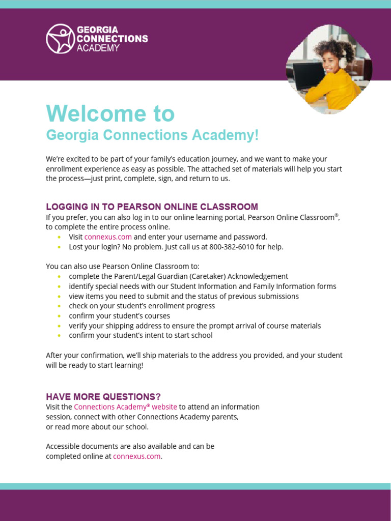 22-23 GACA Enrollment Package - FILLABLE | PDF | Scoliosis | Login