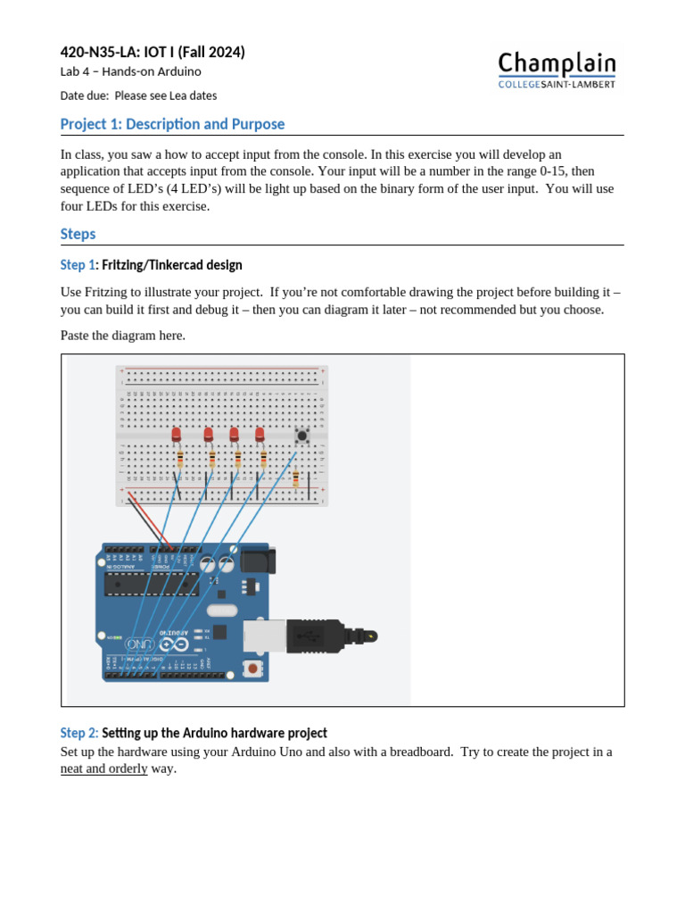 Lab 04 - Hands-On Arduino-2 | PDF | Arduino | Computer Engineering