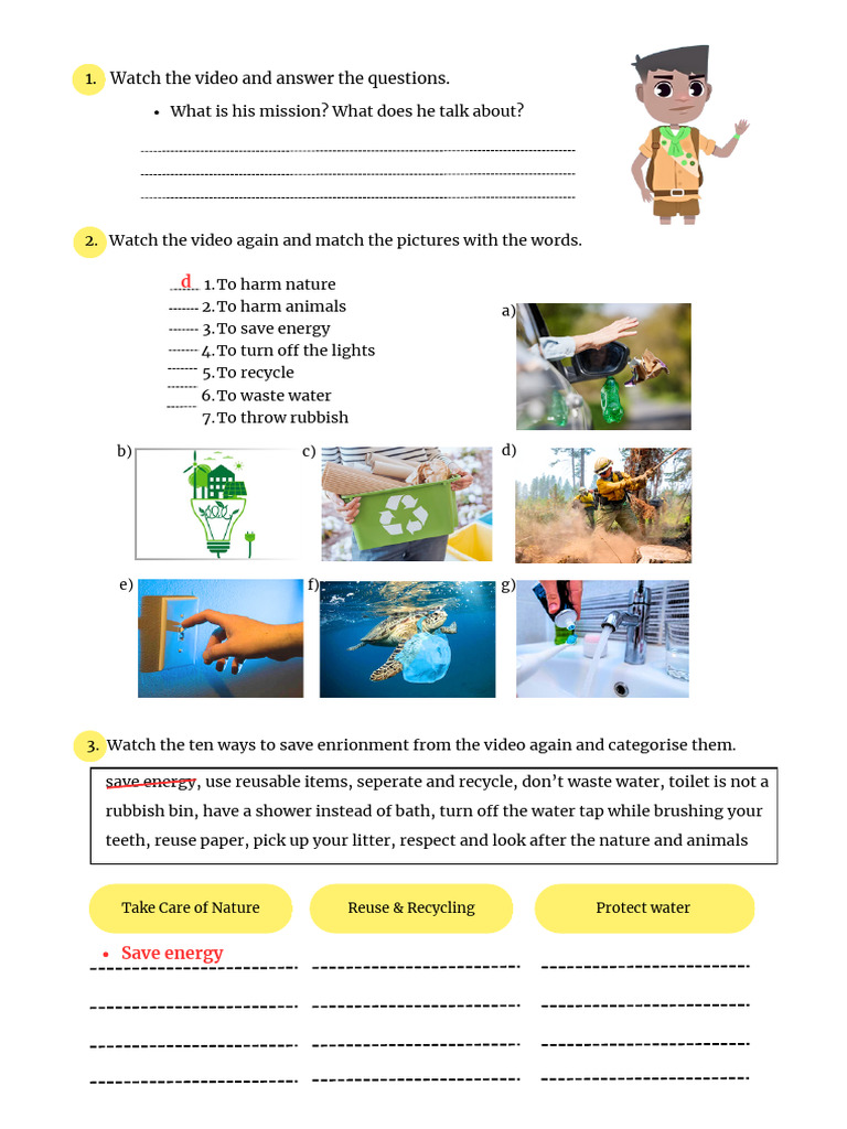 Unit 9 Saving The Environment | PDF