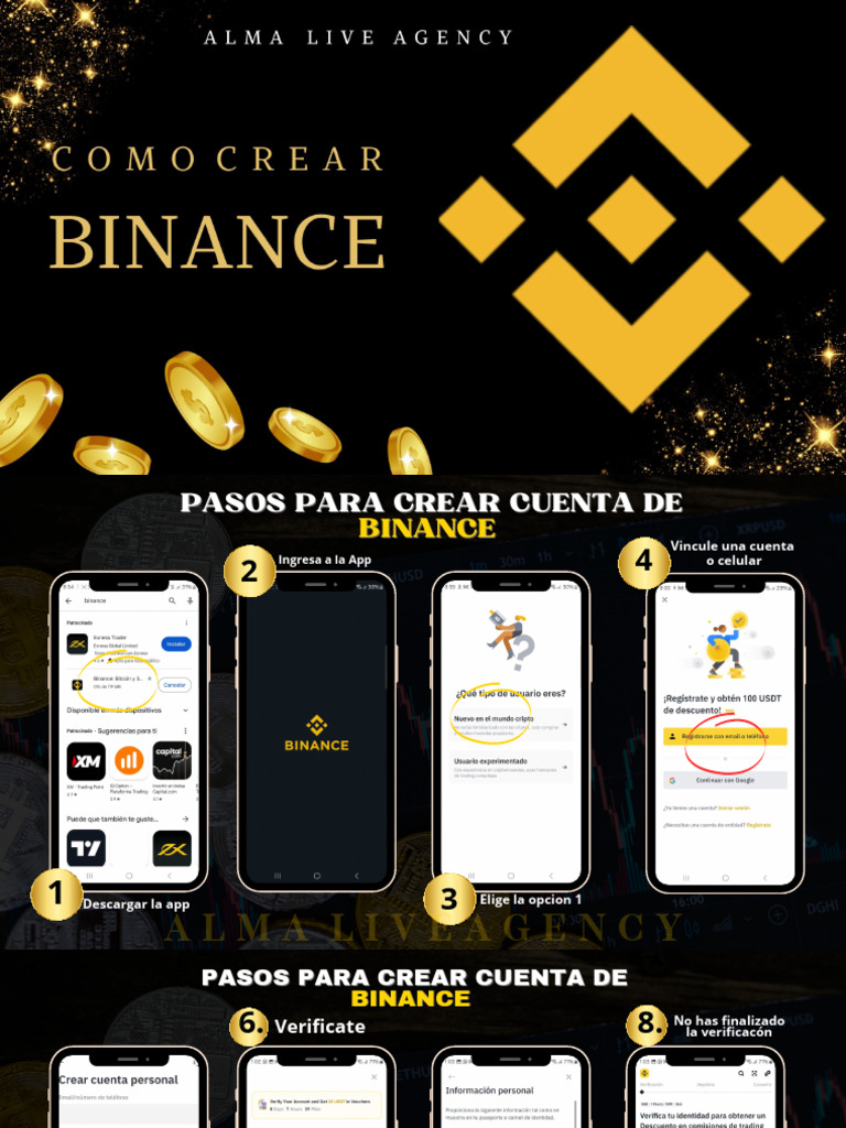 Pasos para Crear Cuenta de Binance | PDF | Economias | Mercado de divisas