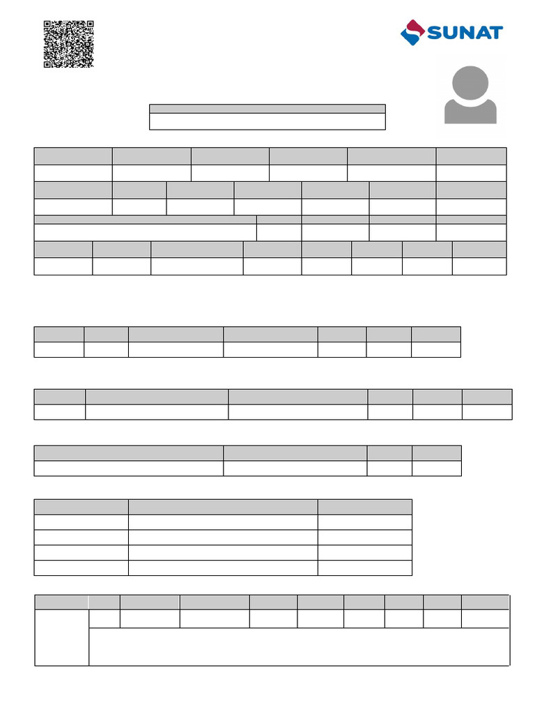 Formato de Postulación SUNAT | PDF | Documento de identidad