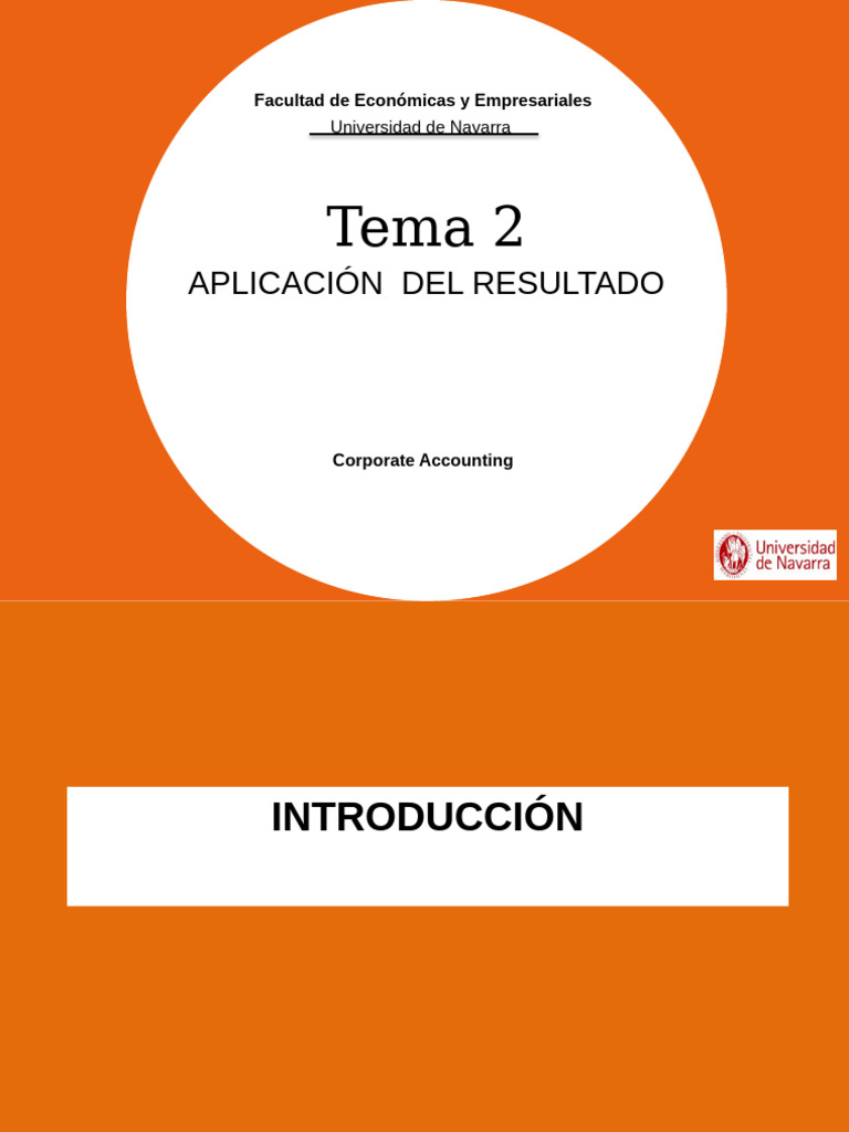 Tema 2 - Corporate Accounting | PDF | Dividendo | Valor neto